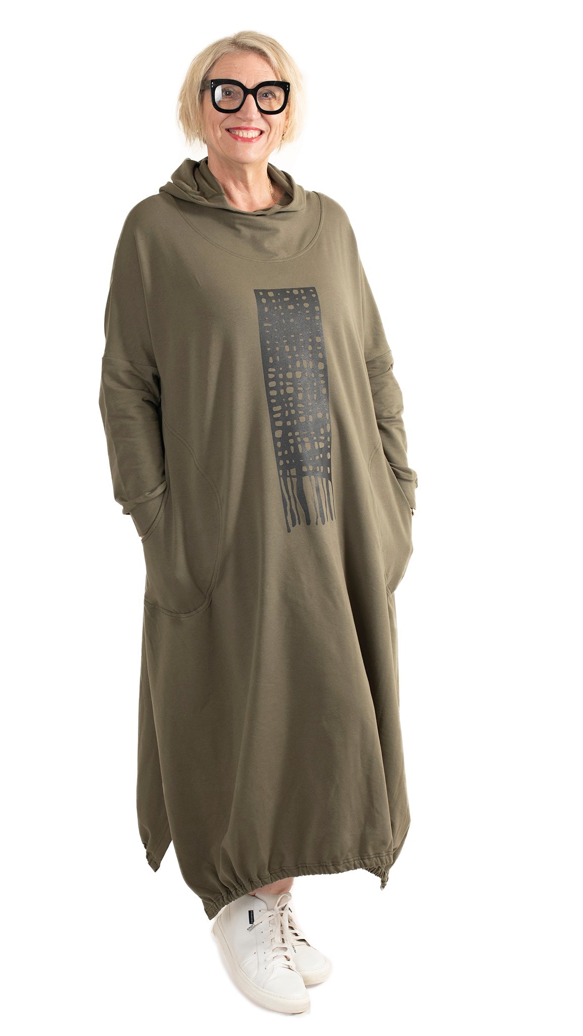 Raven Skate Dress Khaki – Tall by Design