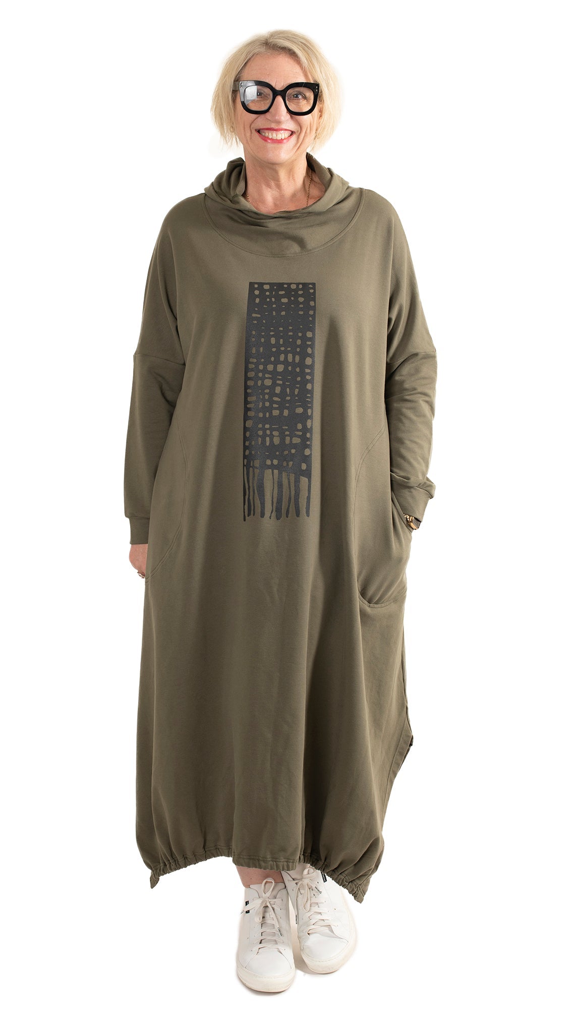 Raven Skate Dress Khaki – Tall by Design